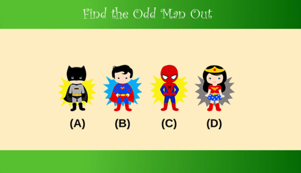 CAN YOU SOLVE THIS? Find the odd man out - Your Home Teacher