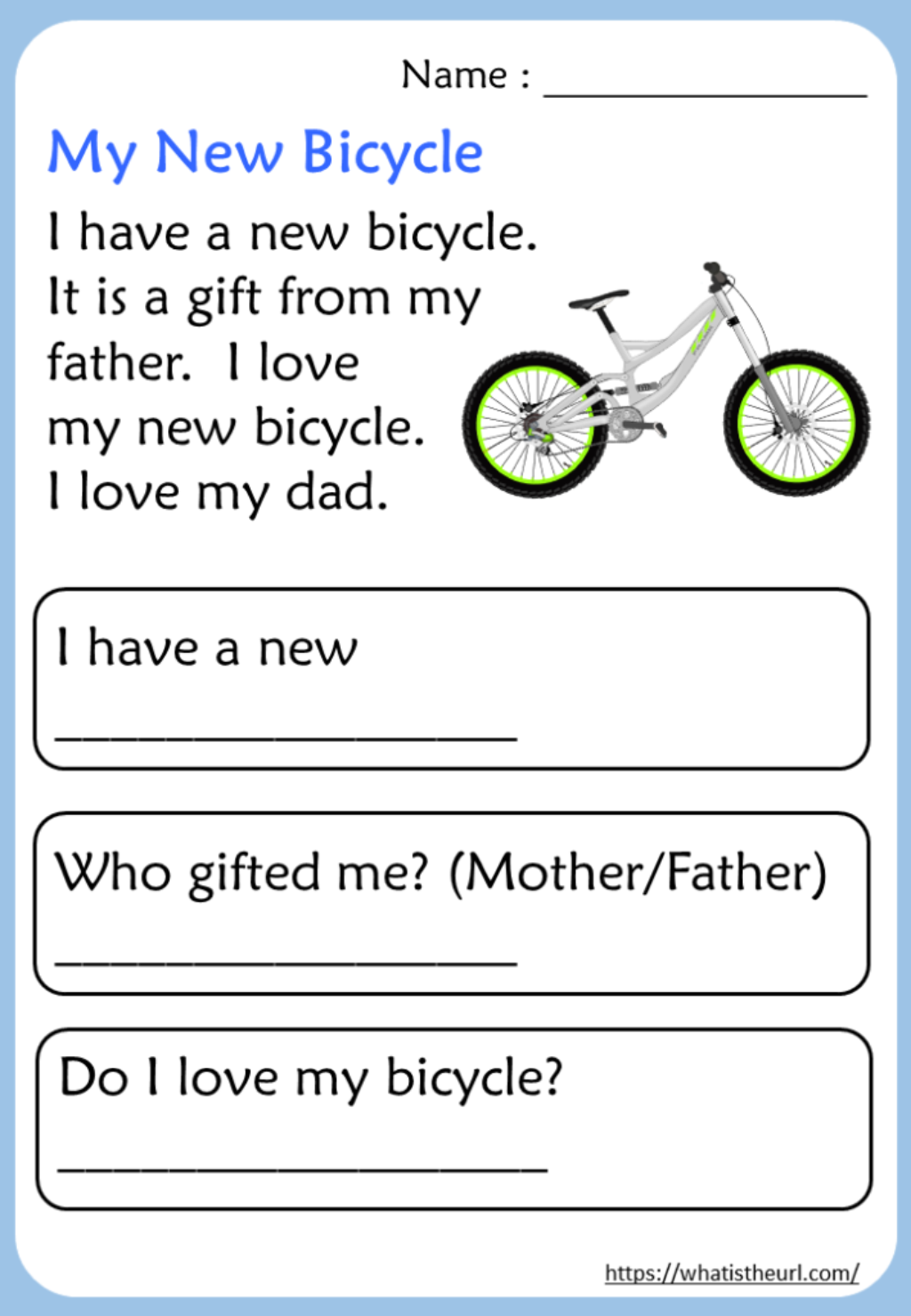 Kindergarten Reading Comprehension Passages - Your Home Teacher