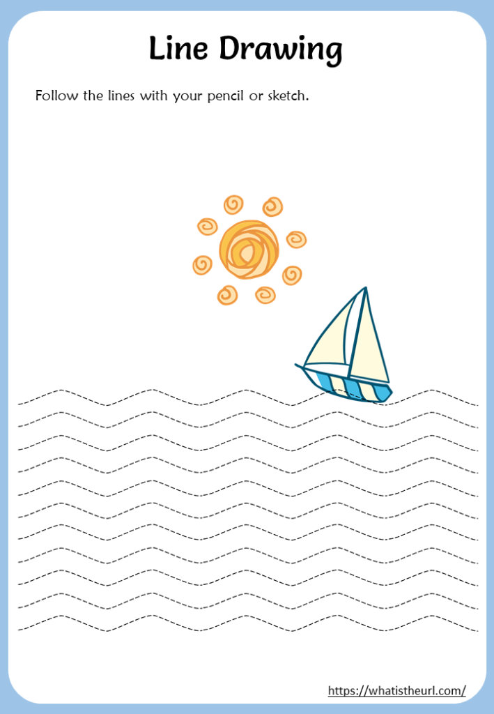 Preschool Line Drawing Worksheets - Your Home Teacher