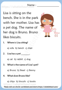 Reading Comprehension for Grade 3 - Your Home Teacher