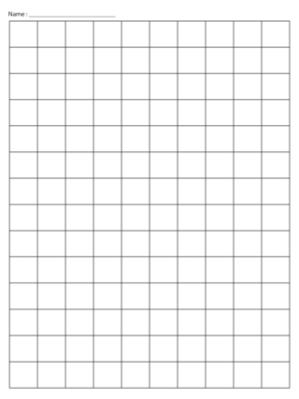 Long Division Graph Paper - 4th and 5th Grade - Your Home Teacher
