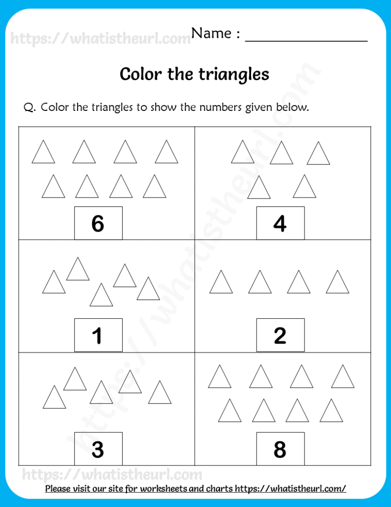 Count and Color Worksheets for Grade 1 - Your Home Teacher