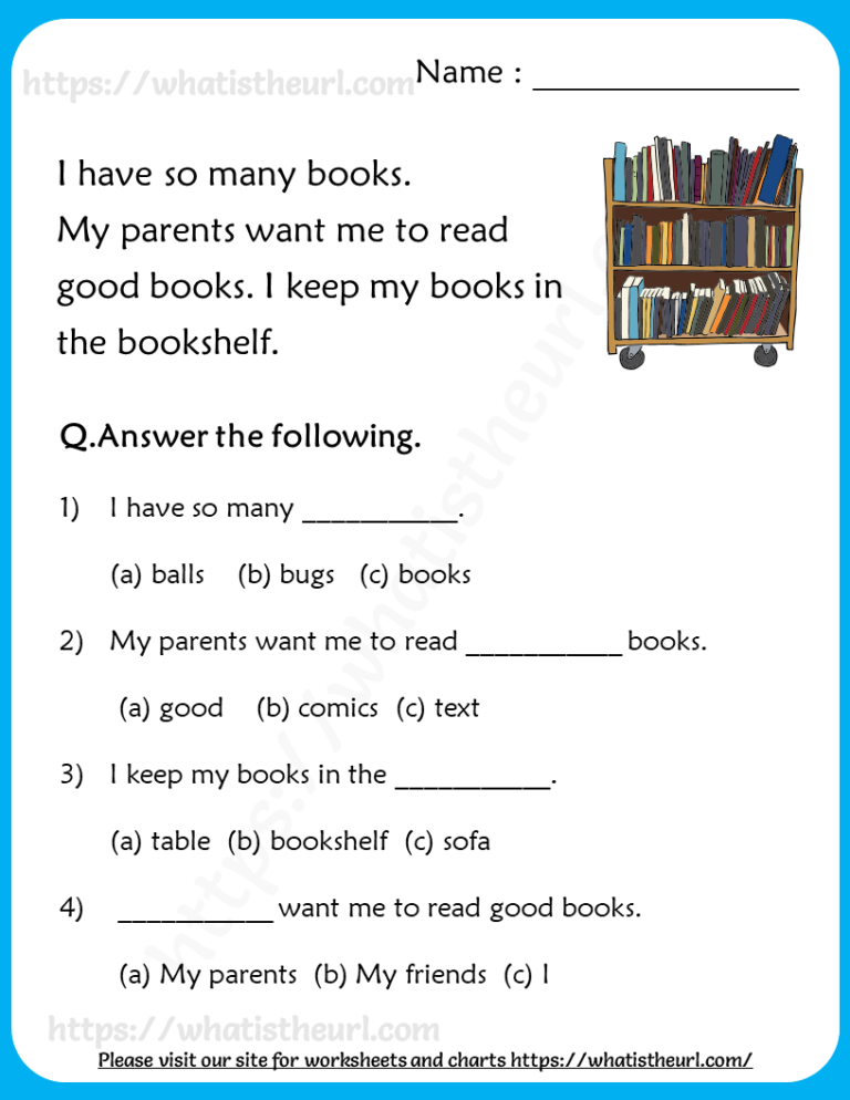 Reading Comprehension for Grade 2 - 1/22/2021 - Your Home Teacher
