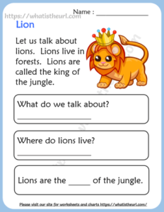 Reading Comprehension for Grade 1 - Your Home Teacher