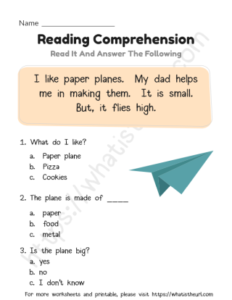 Reading Comprehension for Kids - Your Home Teacher