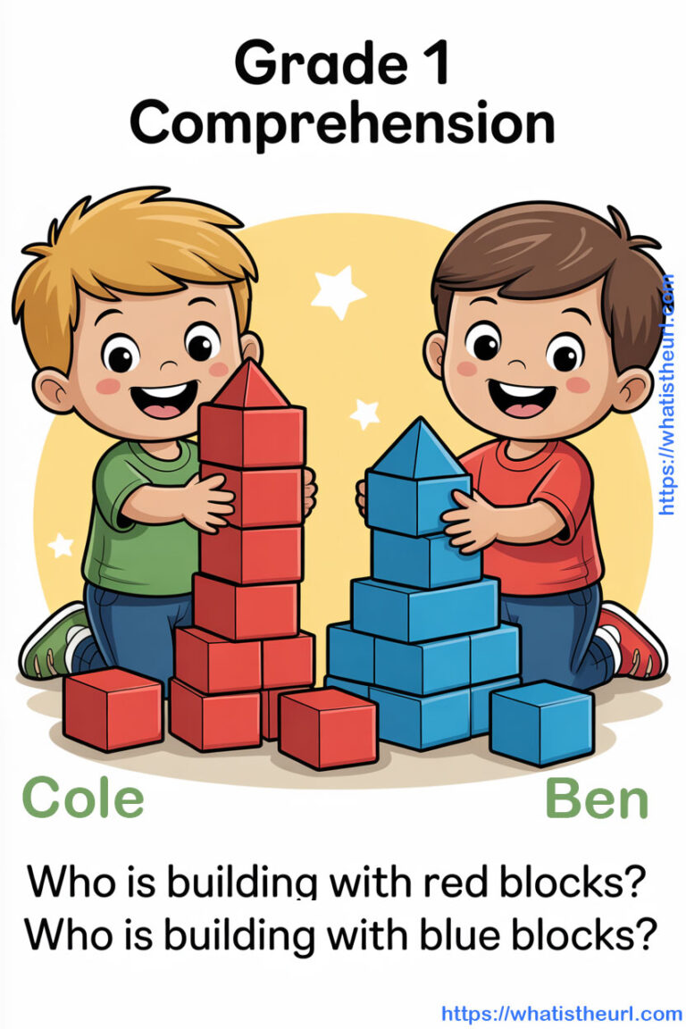 Free Reading Comprehension for Grade 1 - Your Home Teacher