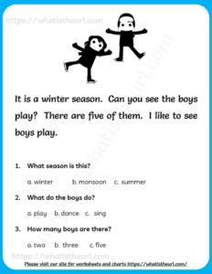Reading Comprehension for kids - Your Home Teacher