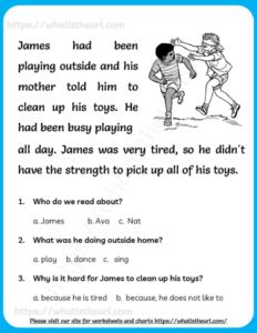 Reading Comprehension for kids - Your Home Teacher