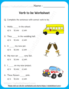 Verb To Be worksheets for grade 2 - Your Home Teacher