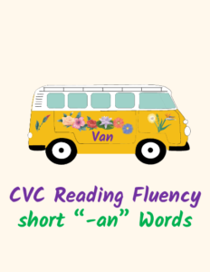 CVC Reading Fluency Short a Words - Exercise 1 - Your Home Teacher