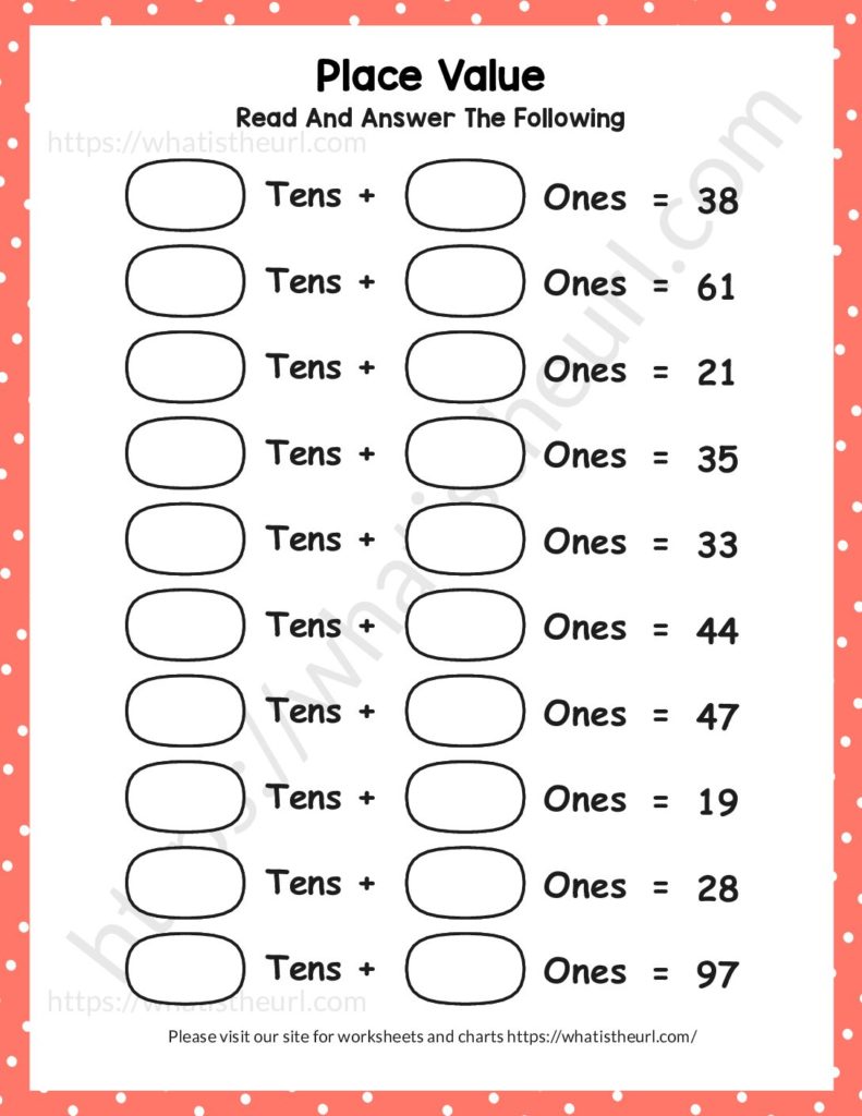 Place Value Tens And Ones Worksheet Exercise 3 Your Home Teacher Place Value Tens And Ones Worksheet Exercise 3 Your Home Teacher