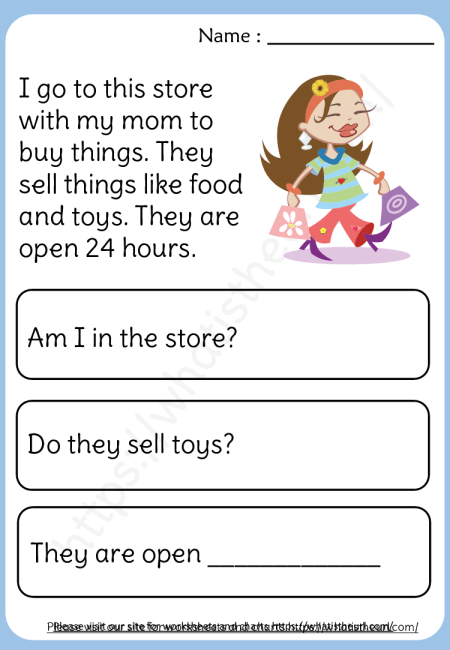 Reading Comprehension Passages for Grade 2 – Exercise 26 - Your Home ...