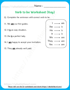 Verb To Be worksheets for grade 1 and grade 2 - Exercise 9 - Your Home ...