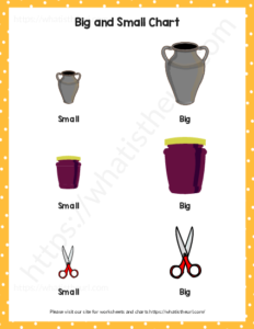Printable – Finding Big and Small Objects -Worksheet-Exercise 3 - Your ...