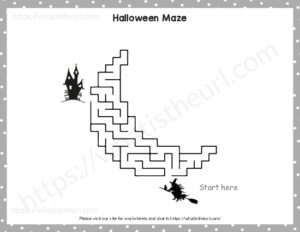 Printable Halloween Mazes for Kids - Your Home Teacher