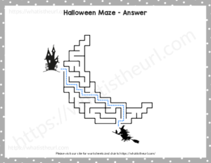 Printable Halloween Mazes for Kids - Your Home Teacher