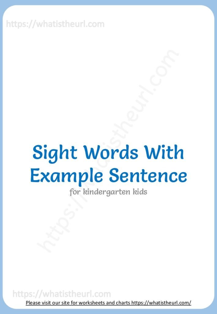 Sight Words With Example Sentence Your Home Teacher sight-words-with-example-sentence-your-home-teacher