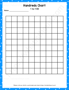 Free 100 and 120 Chart Printable - Your Home Teacher