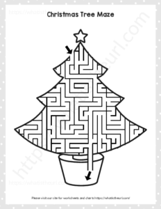 Christmas Mazes for all - Your Home Teacher