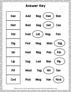 Circle the Rhyming Words Worksheet - Exercise 11 - Your Home Teacher