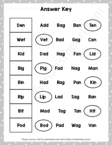 Circle the Rhyming Words Worksheet - Exercise 12 - Your Home Teacher