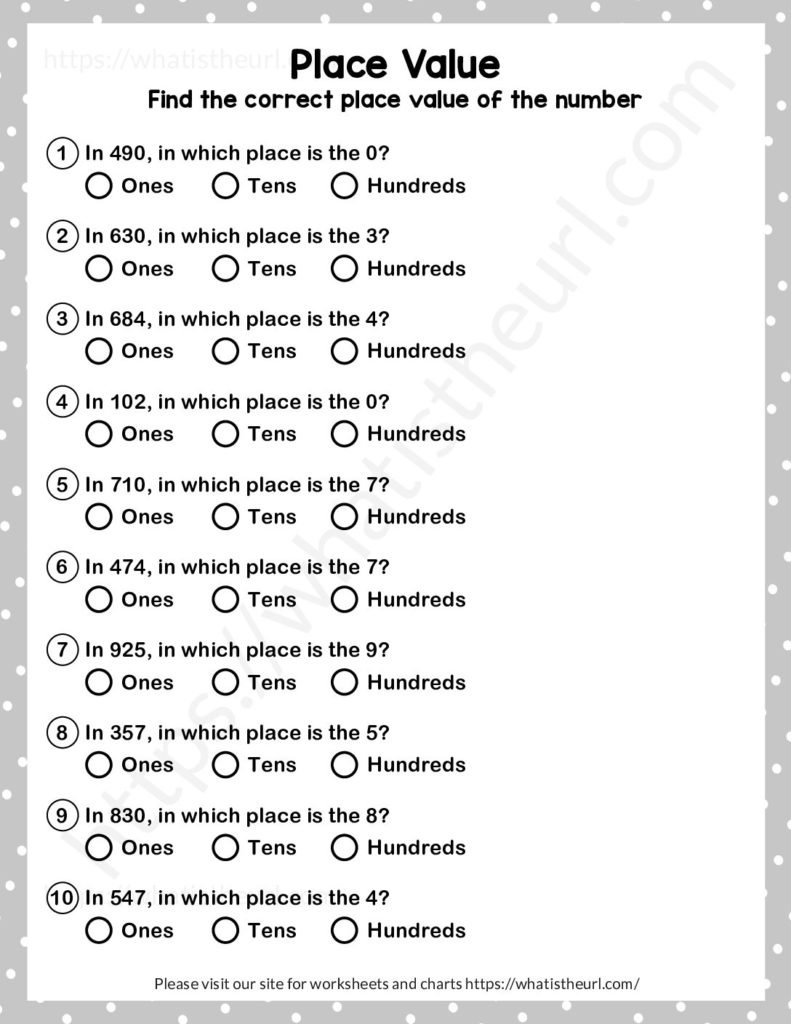 Place Value Worksheet Exercise 2 Your Home Teacher Place Value Worksheet Exercise 2 Your Home Teacher