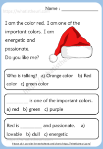 Reading Comprehension for kids - Exercise 34 - Your Home Teacher