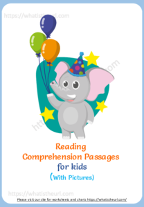 Reading Comprehension for kids - Exercise 46 - Your Home Teacher