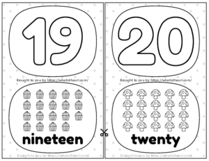 Flash Cards for Numbers From 1 to 20 - Your Home Teacher