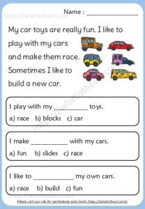 Reading Comprehension for kids - Exercise 47 - Your Home Teacher