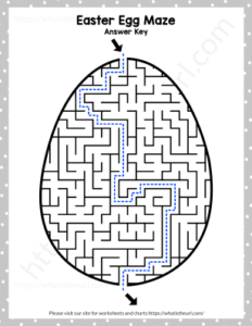 Free Printable Maze Easter Activities - Your Home Teacher