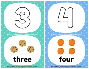 Number Flash Cards Printable 1 to 20 - Your Home Teacher