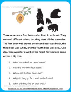 Wind and Rain - Reading Comprehension Passages - Your Home Teacher