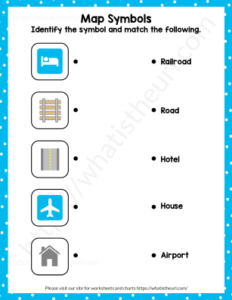 Map Symbol Worksheets for Grade 2 - Your Home Teacher