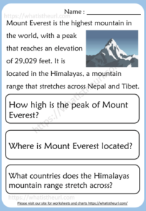 Reading stories, Whales, Eiffel and Mount Everest - Reading ...