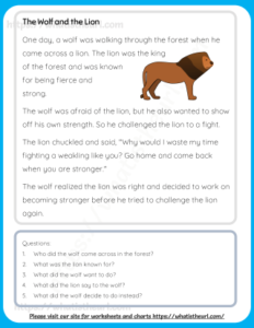 Fables and History - Reading Comprehension Passages for Grade 2 - Your ...