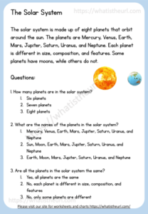 The beach, The Solar System, The cat and the mouse, My School Friend ...