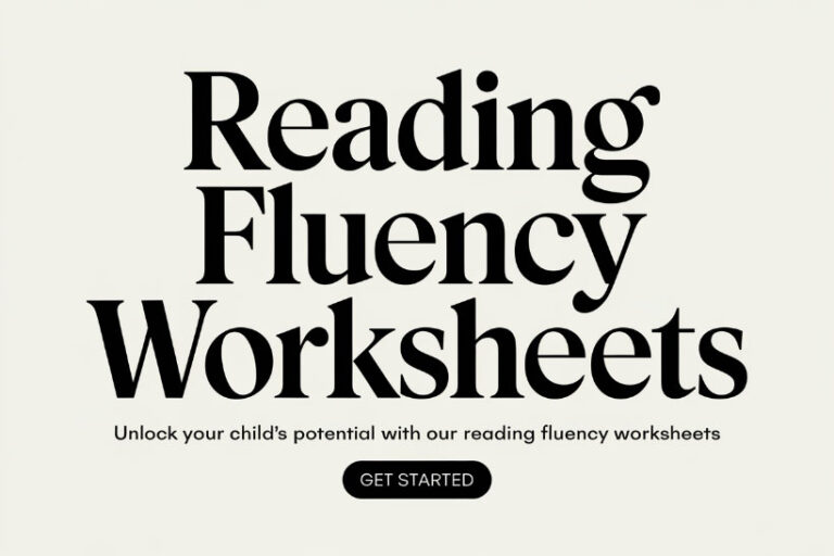 Reading Fluency Worksheets - Your Home Teacher